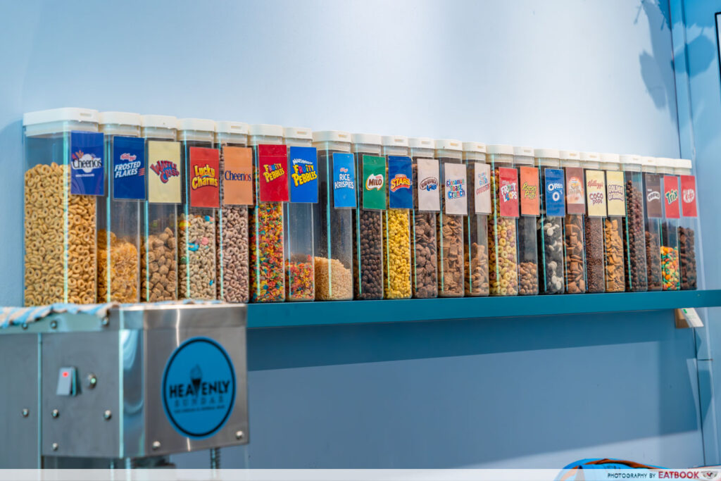 Heavenly Sundae: New DIY Cereal Ice Cream Bar In Jurong | Eatbook.sg