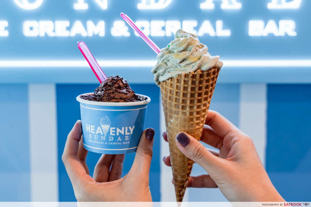 Heavenly Sundae: New DIY Cereal Ice Cream Bar In Jurong | Eatbook.sg