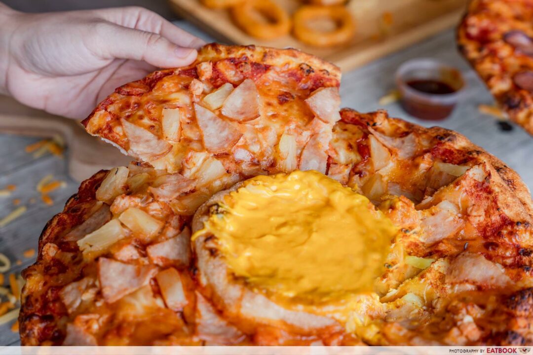 Domino’s Has New Cheese Volcano Pizza | Eatbook.sg