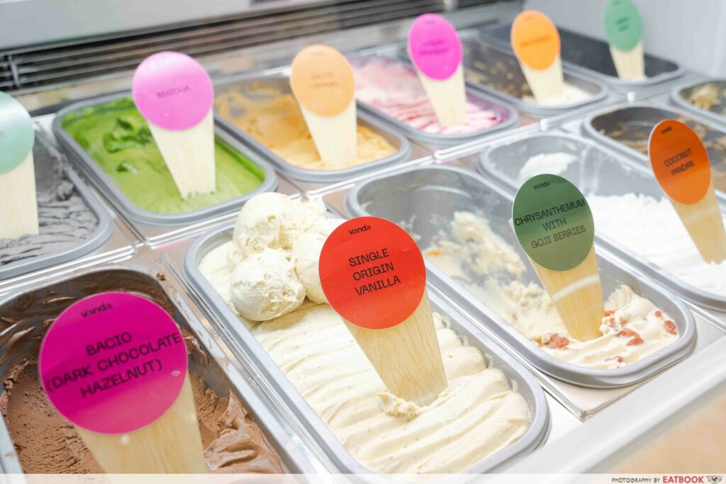 Vanda Botanical Desserts Has Matcha Noodle Gelato | Eatbook.sg
