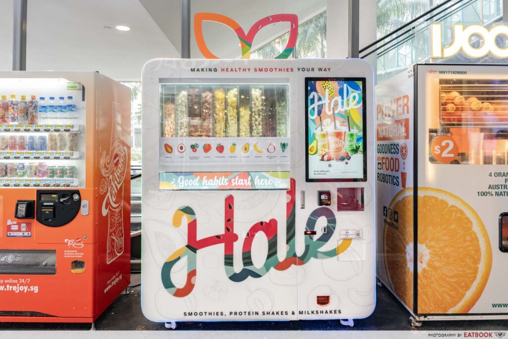Hale Smoothies: Fruit Smoothies From Bugis Vending Machine | Eatbook.sg