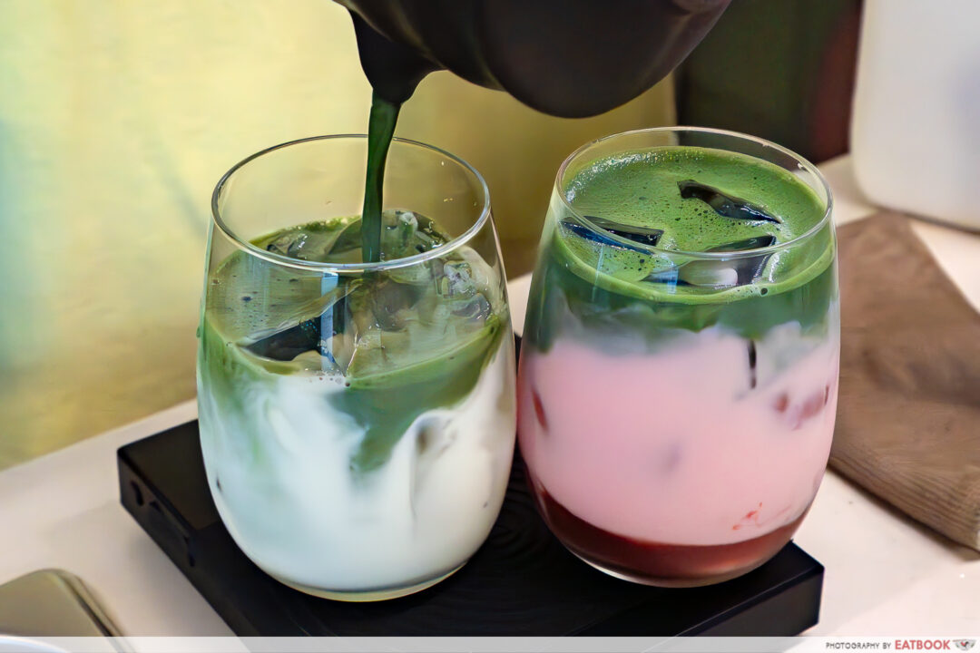 Spring Coffee: Chinatown Cafe With Strawberry Matcha Latte | Eatbook.sg