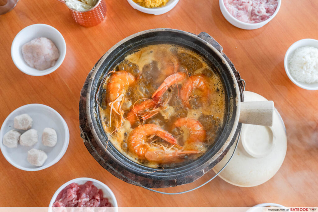 Hae! Prawn Claypot Review: XL Prawn Claypot In Bedok | Eatbook.sg