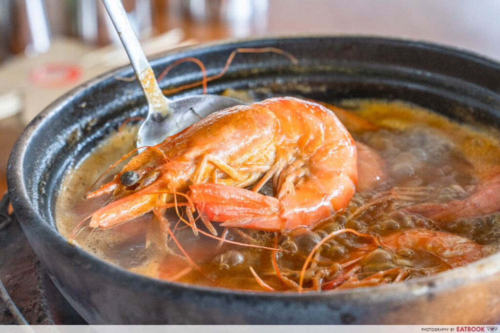 Hae! Prawn Claypot Review: XL Prawn Claypot In Bedok | Eatbook.sg