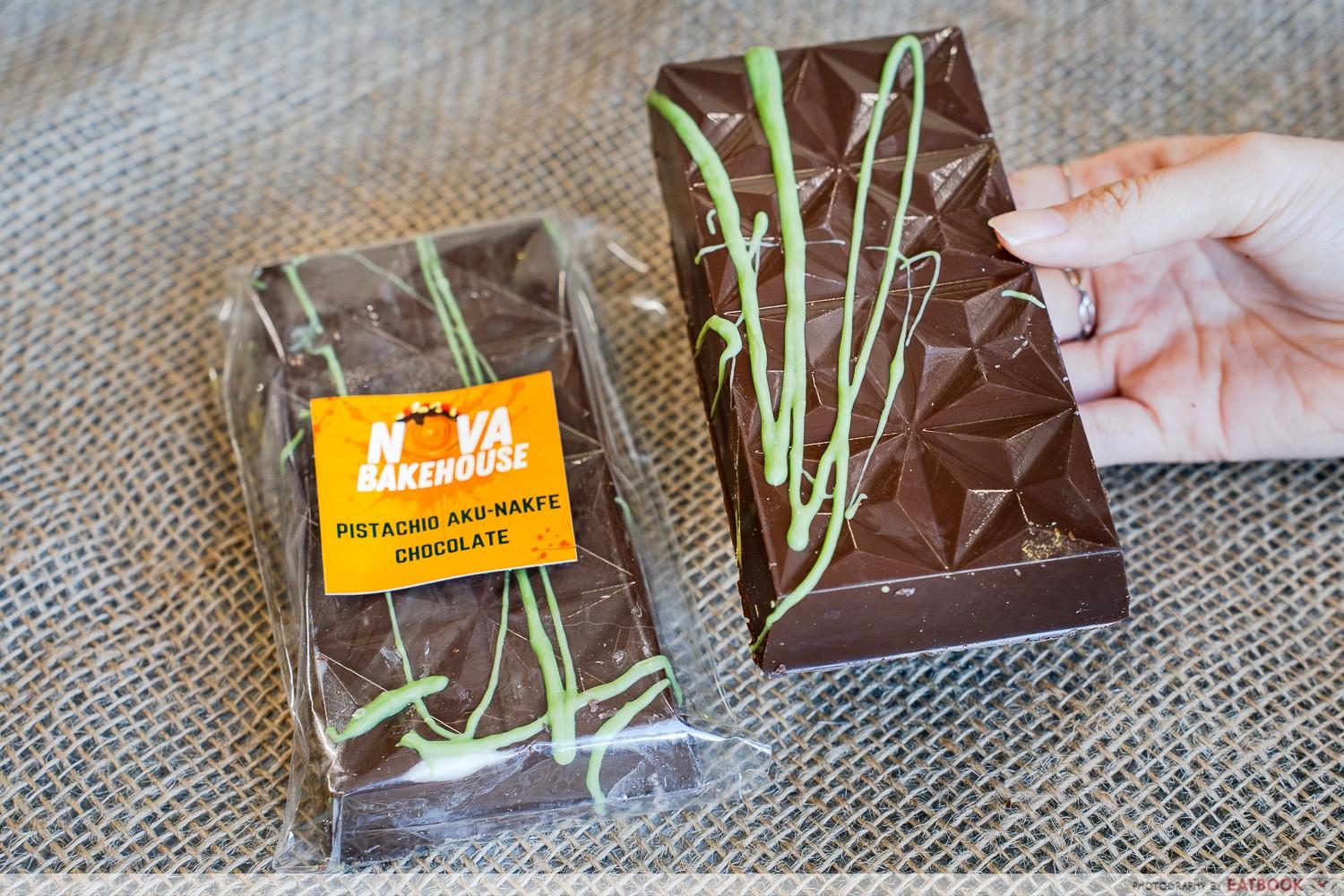 Nova Bakehouse Has Viral Pistachio Kunafe Chocolate Bars | Eatbook.sg