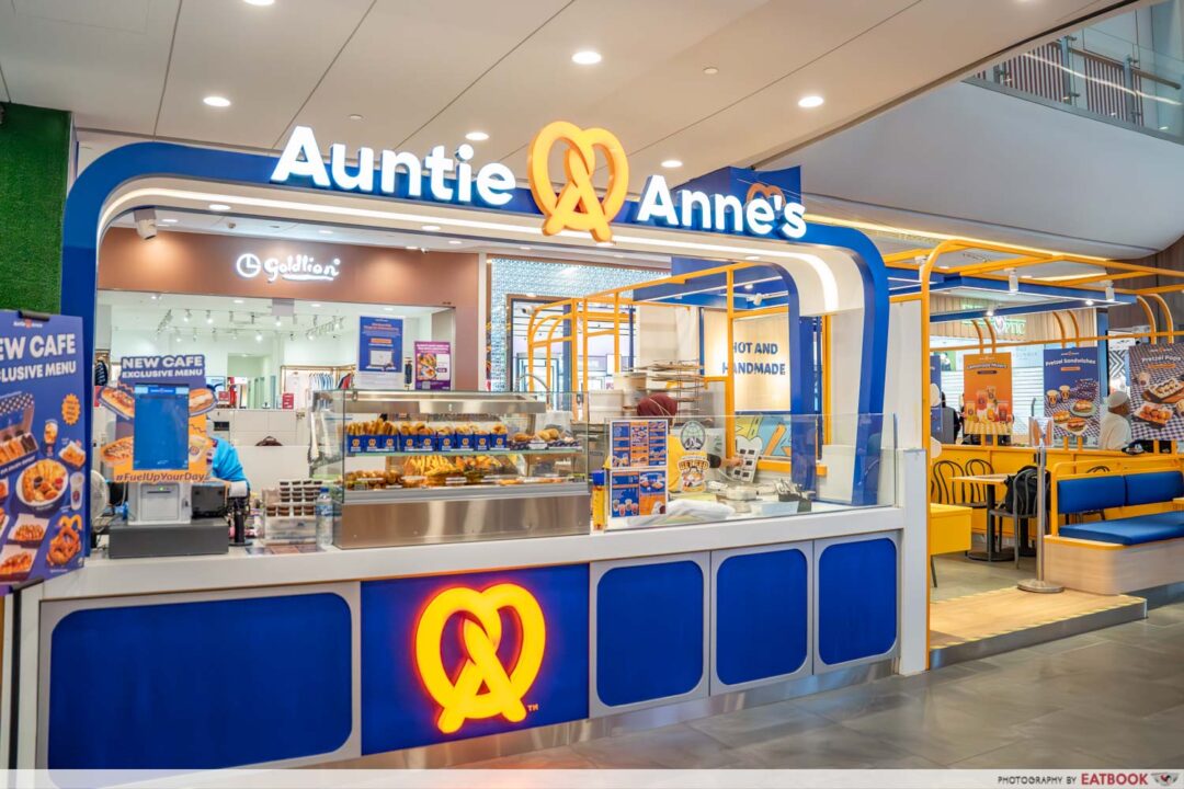 Auntie Anne's Cafe Opens At Jurong Point | Eatbook.sg