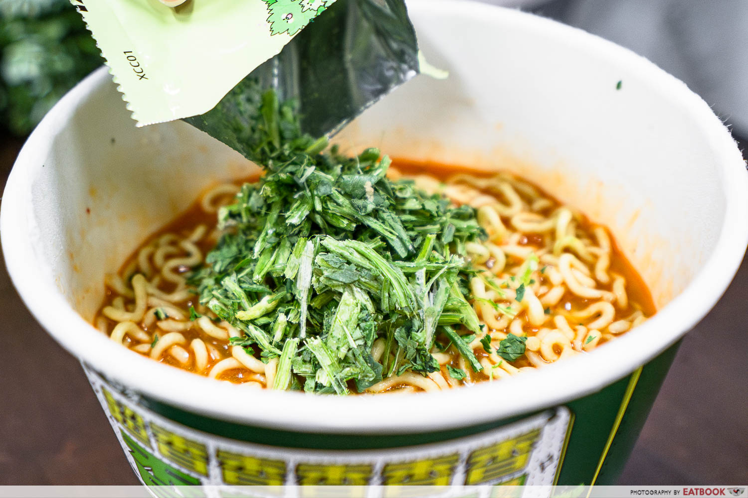 7-Eleven Has Bai Xiang Coriander Cup Noodles | Eatbook.sg