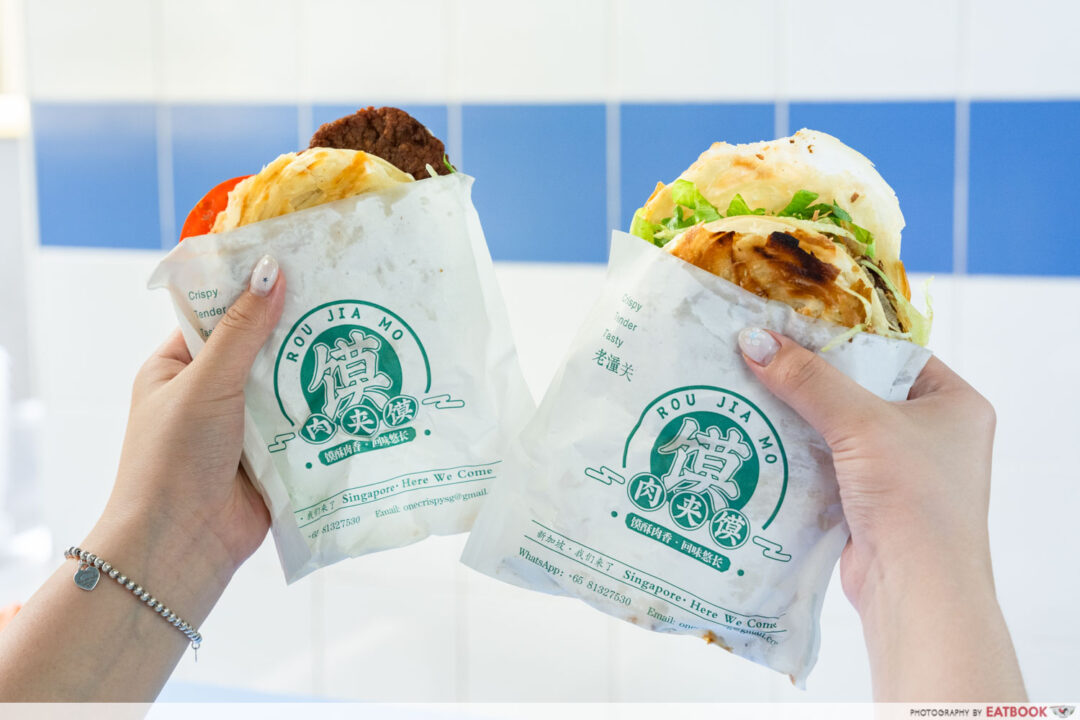 Zhonghua Rougamo: Crispy Chinese Burgers In Chinatown | Eatbook.sg