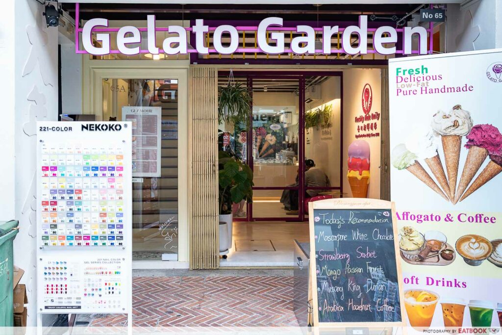 Gelato Garden: “Spinning” Gelato Cafe In Haji Lane | Eatbook.sg