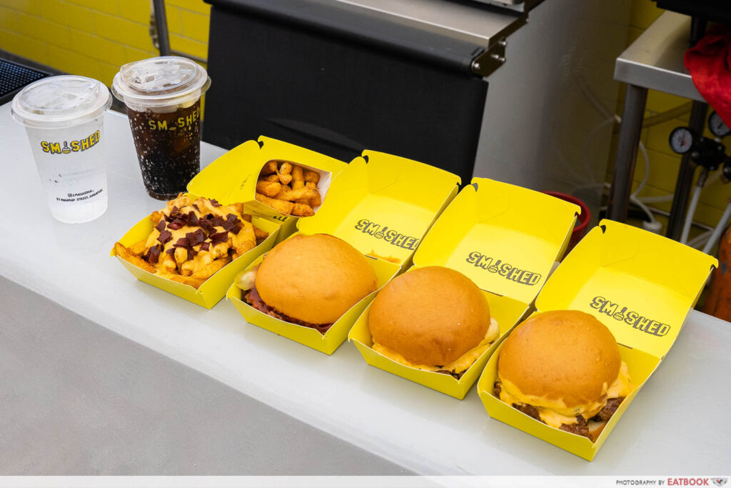 Smashed Review: Halal Smashed Burgers Near Bugis | Eatbook.sg