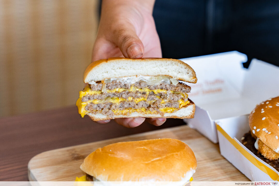 McDonald's Has New Cheesy Truffle Beef Deluxe Burger | Eatbook.sg