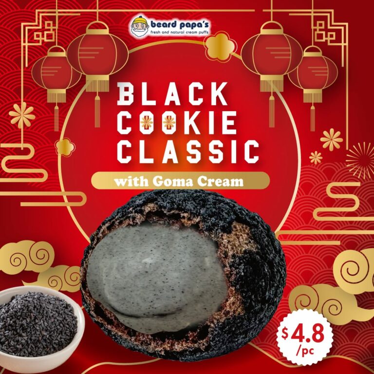 Beard Papa Has New Taro And Goma Cream Puffs | Eatbook.sg