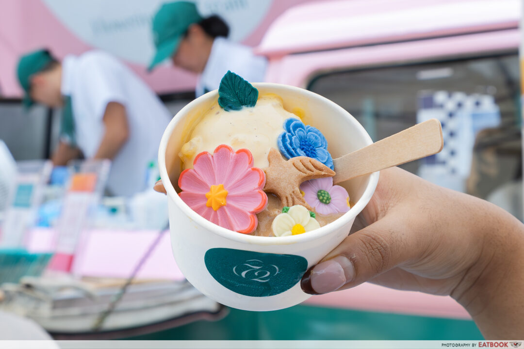 Atlr 72 Flowering Ice Cream: New Dessert Van At Bugis Junction | Eatbook.sg