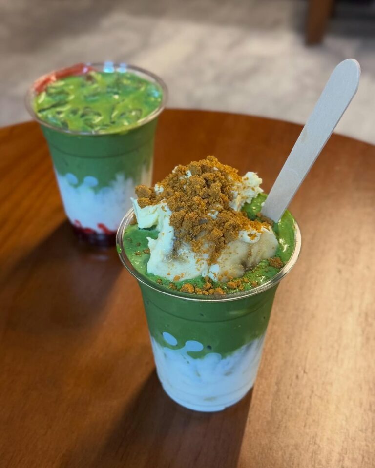6 Best Cafes For Banana Pudding Matcha Latte In Singapore | Eatbook.sg