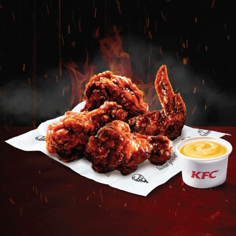 KFC Has New Ghost Pepper Dunked Wings | Eatbook.sg