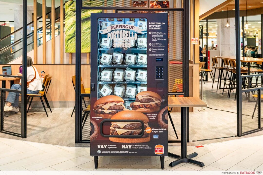 Burger King's Portobello Mushroom Swiss Burger Returns | Eatbook.sg