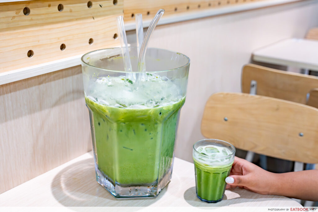 Wong Fu Fu In Bugis Has XXL 5-Litre Matcha Latte | Eatbook.sg
