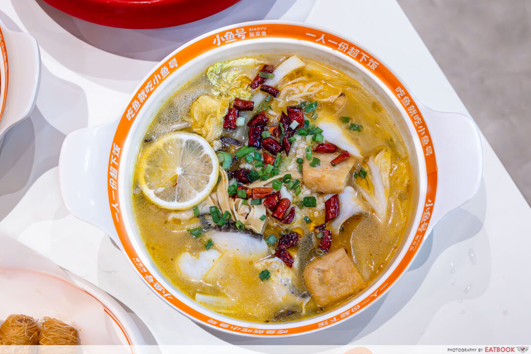 Xiao Yu Hao Opens In Singapore With Famous Suan Cai Yu | Eatbook.sg