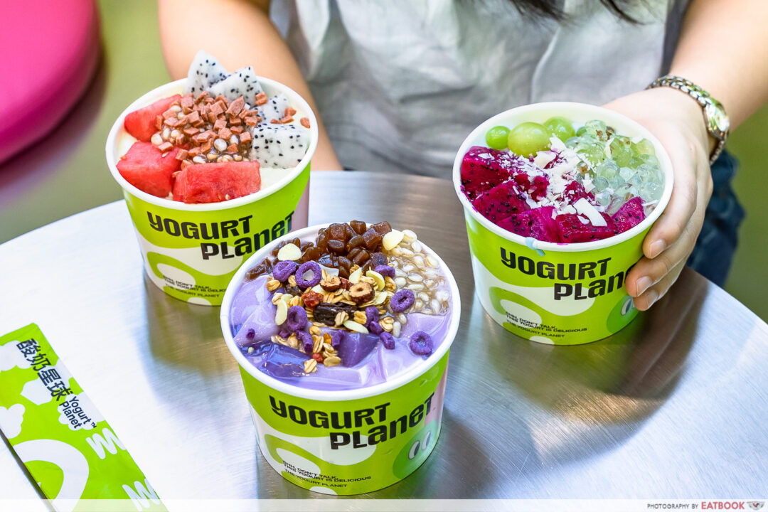 Yogurt Planet Has DIY Bowls At Millenia Walk | Eatbook.sg