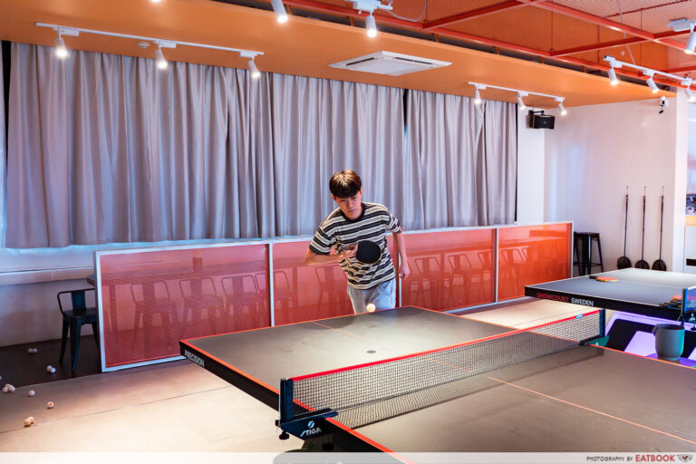 TopTable: Table Tennis Bar And Cafe At New Bahru | Eatbook.sg