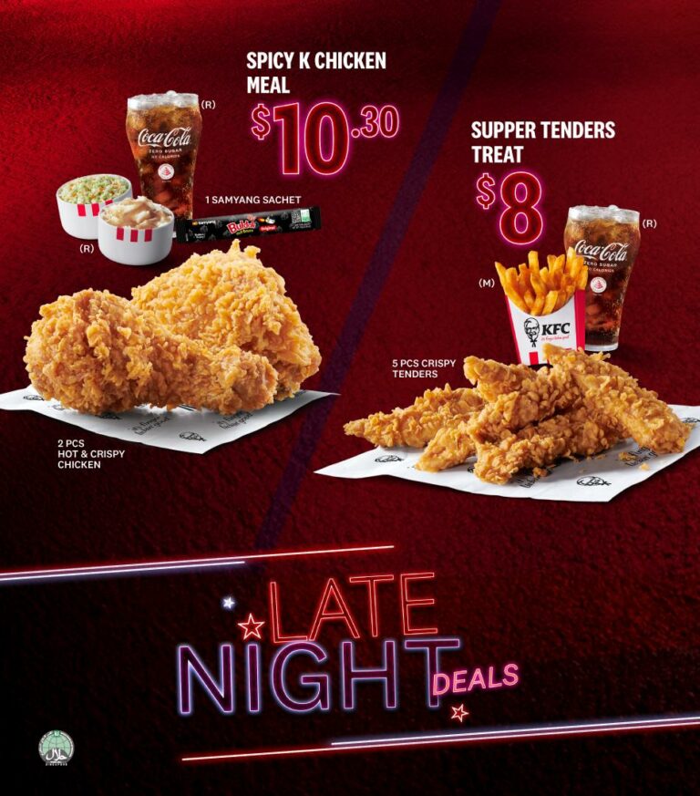 Selected KFC Outlets Open Till 2AM With Late Night Deals | Eatbook.sg