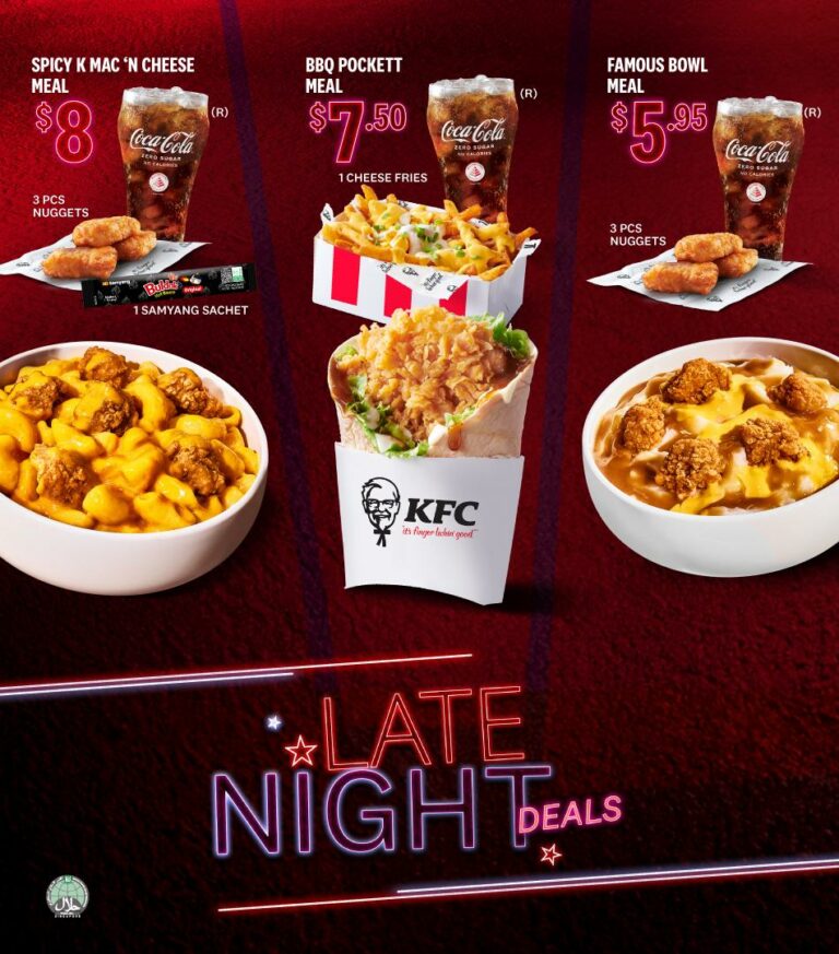 Selected KFC Outlets Open Till 2AM With Late Night Deals | Eatbook.sg