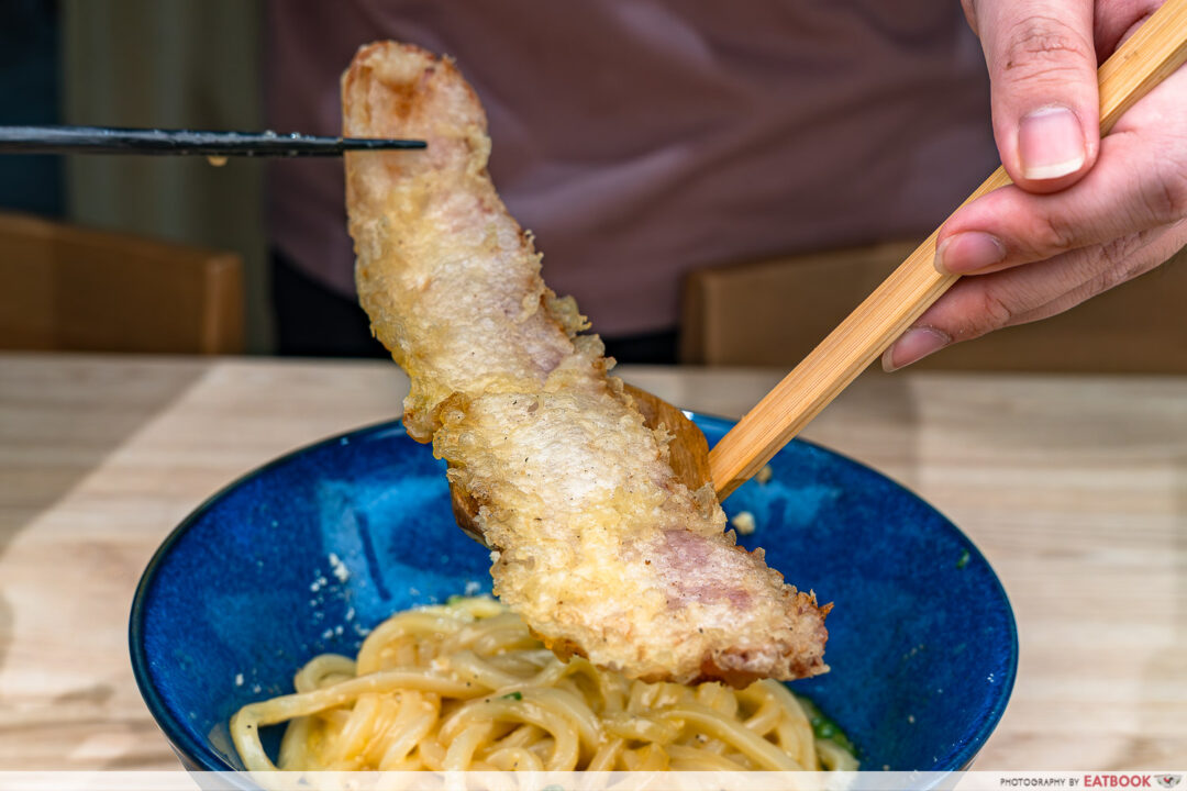 Udon Shin Review: Viral Carbonara Udon At Taka | Eatbook.sg