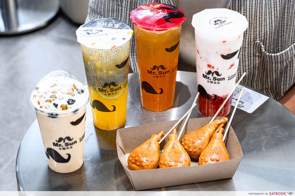 Mr. Sun Tea: New Taiwanese Bubble Tea Brand In SG | Eatbook.sg