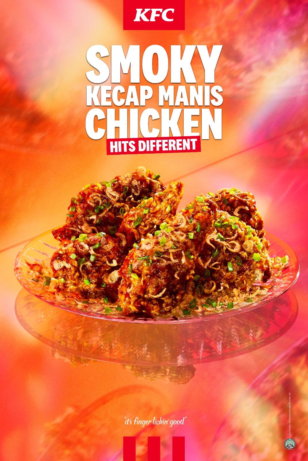 KFC Launches Smoky Kecap Manis Chicken | Eatbook.sg
