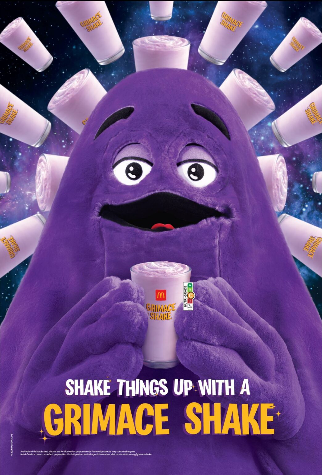 McDonald's Launches Grimace Shake And Merch | Eatbook.sg
