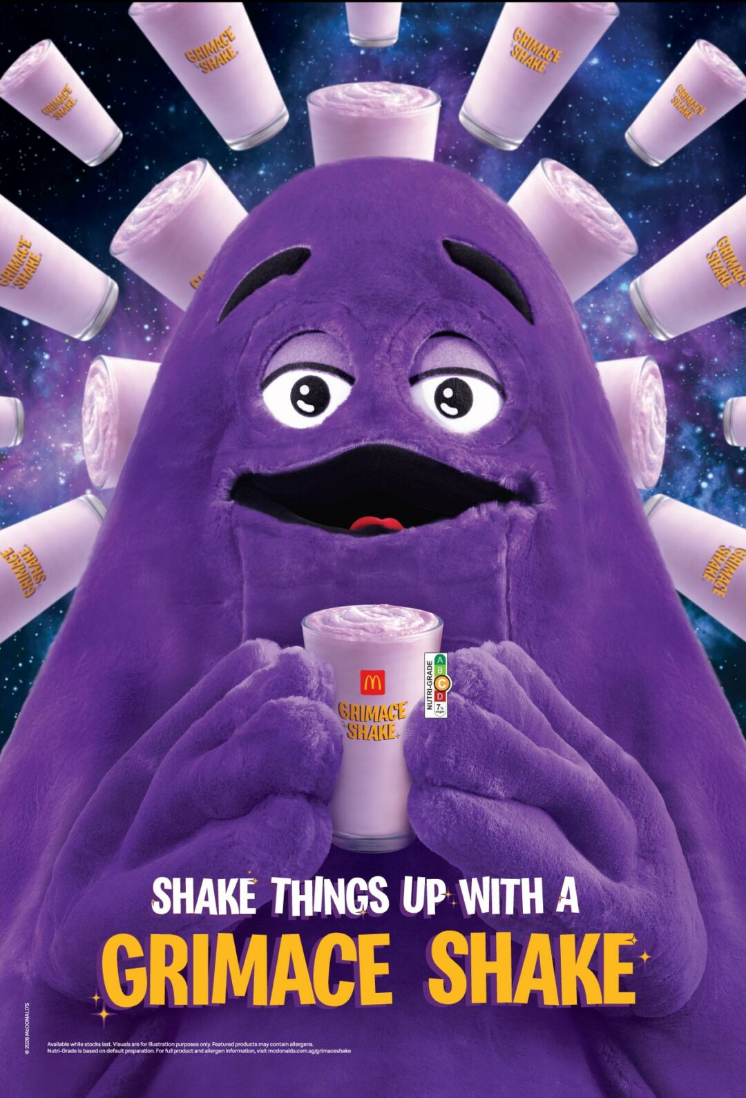 McDonald's Launches Grimace Shake And Merch | Eatbook.sg