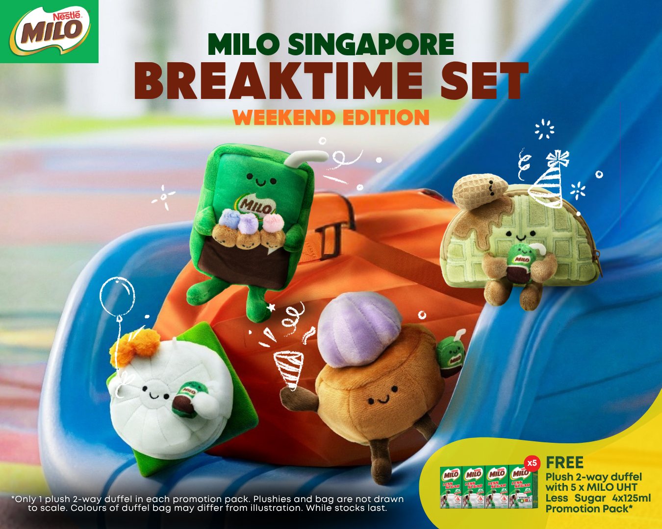 MILO Launches 4 New Breaktime Set Plushies | Eatbook.sg