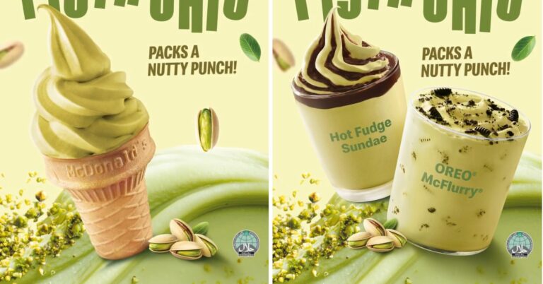 McDonald's Has Pistachio Soft Serve From 28 May | Eatbook.sg