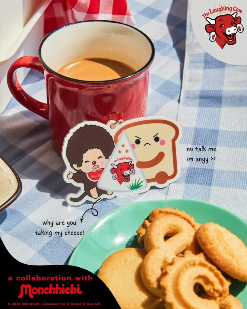The Laughing Cow Collabs With Monchhichi | Eatbook.sg