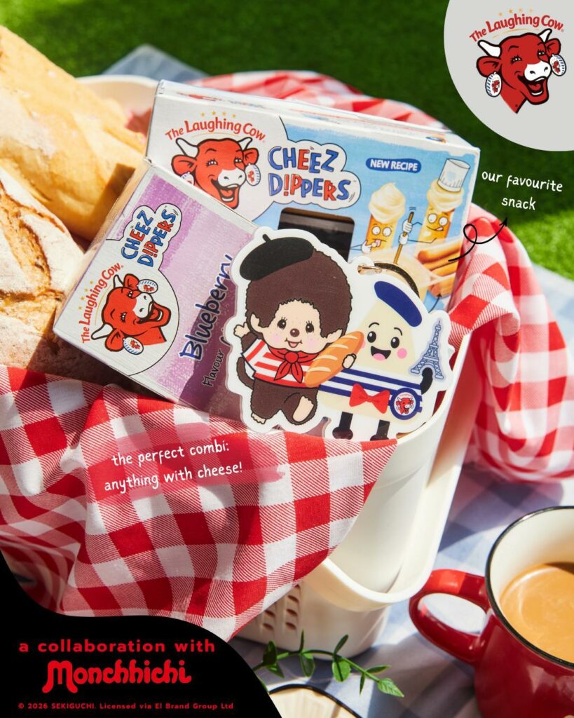 The Laughing Cow Collabs With Monchhichi | Eatbook.sg